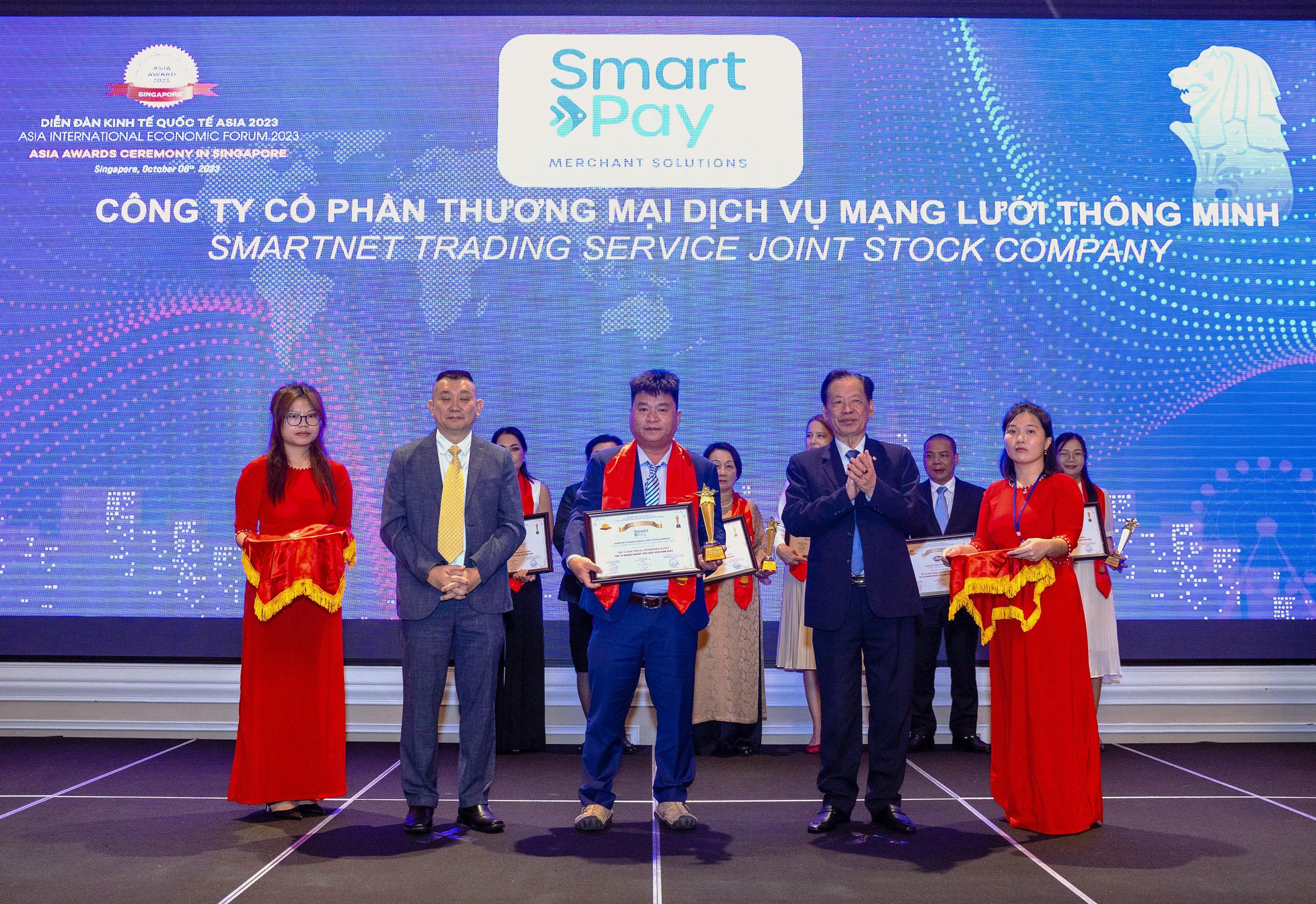 Tiên phong thúc đẩy chuyển đổi số - SmartPay nhận vinh danh TOP 10 tại Asia Award 2023